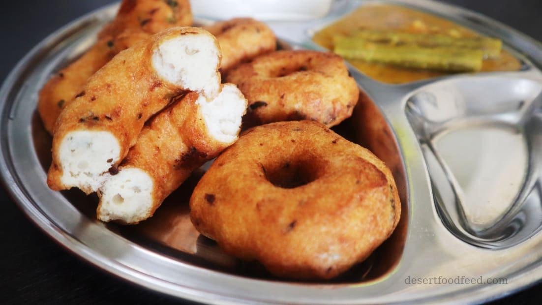 Medu Vada | Urad Dal Vadai Recipe - Desert Food Feed